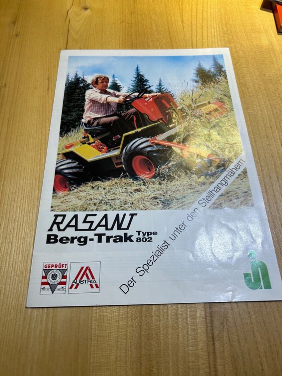 Rasant Prospekt Berg Trak 802 (Gebraucht) in Lienz für CHF 30 – mit ...