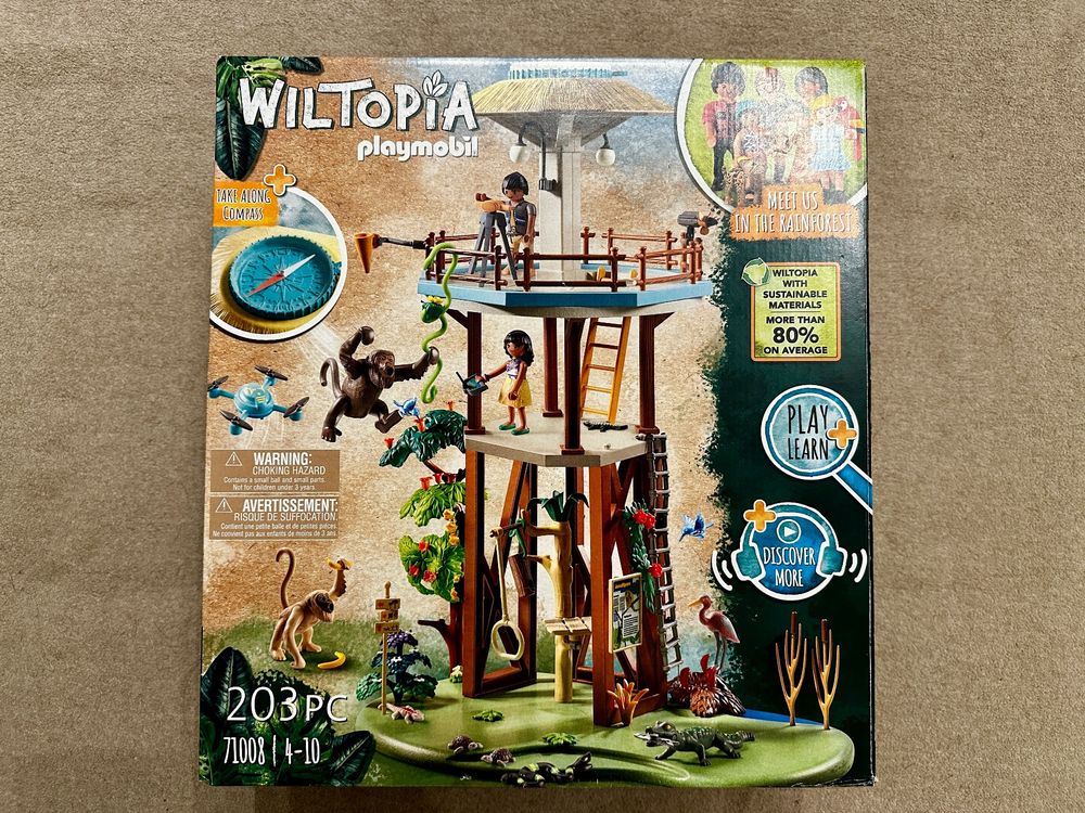Playmobil Wiltopia - Forschungsturm mit Kompass (71008) (Gebraucht) in ...