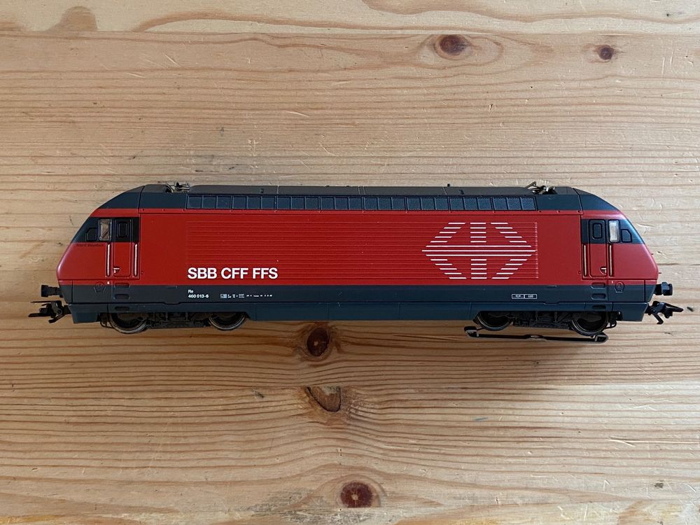 Märklin: Re 460 rot, neuer mfx-Decoder, neuer HLM / LED (Gebraucht) in ...