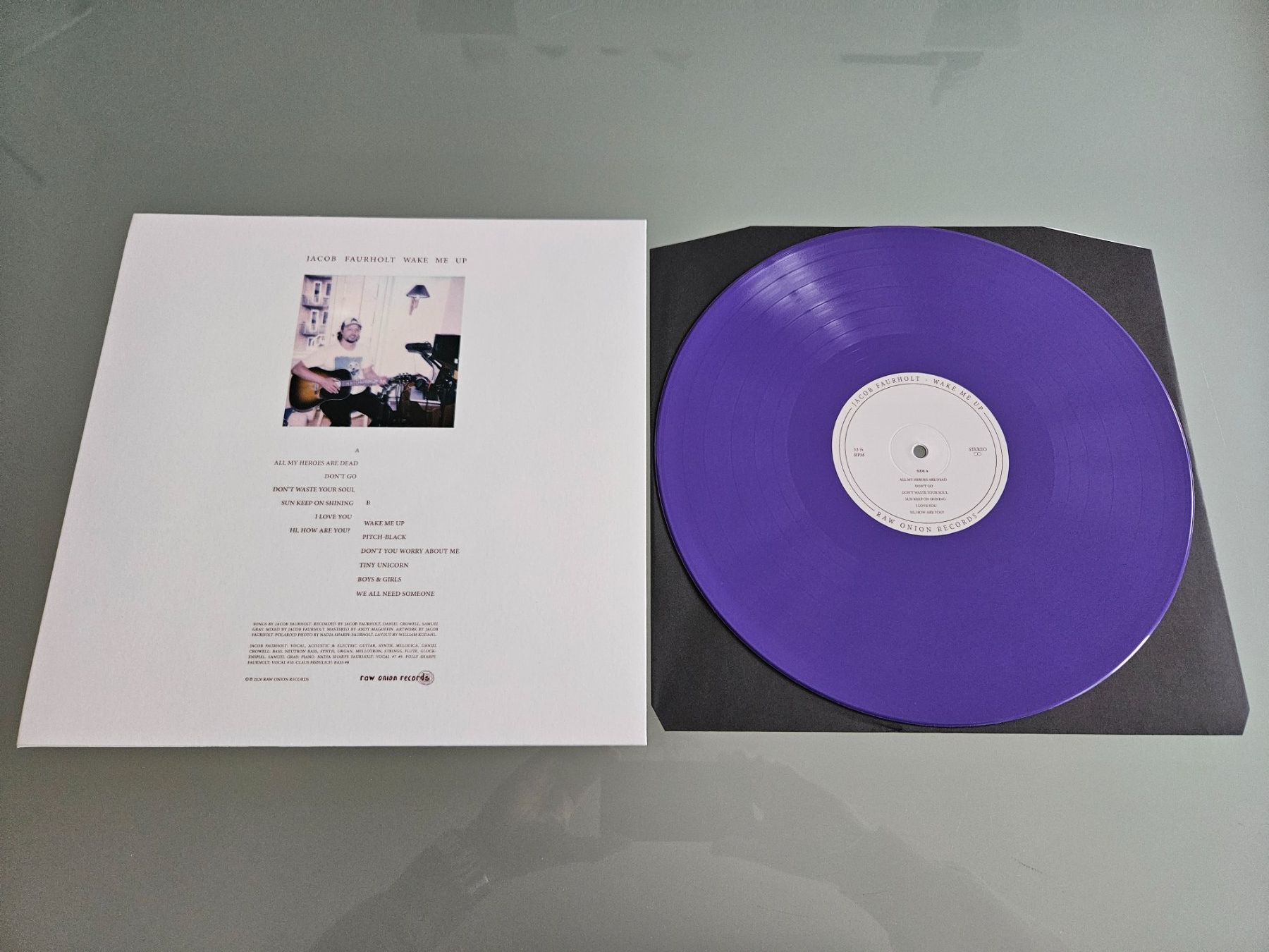 Jacob Faurholt Wake Me Up Lim LP Purple Vinyl NM Indie Rock (Gebraucht ...