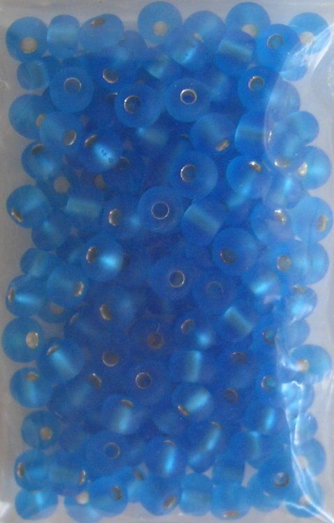 Rocailleperlen Aquablau matt 4,5 mm | Kaufen auf Ricardo