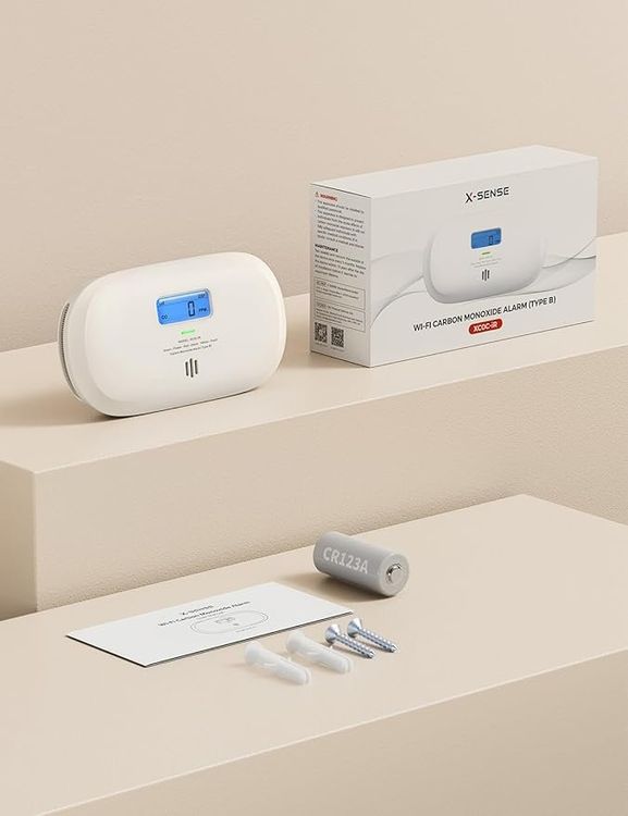 Smart CO-Melder mit App-Anbindung & LCD-Display (Neu und ...