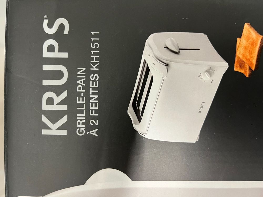 Toaster Krups 2-SLICE Toaster KH1511 | Kaufen auf Ricardo