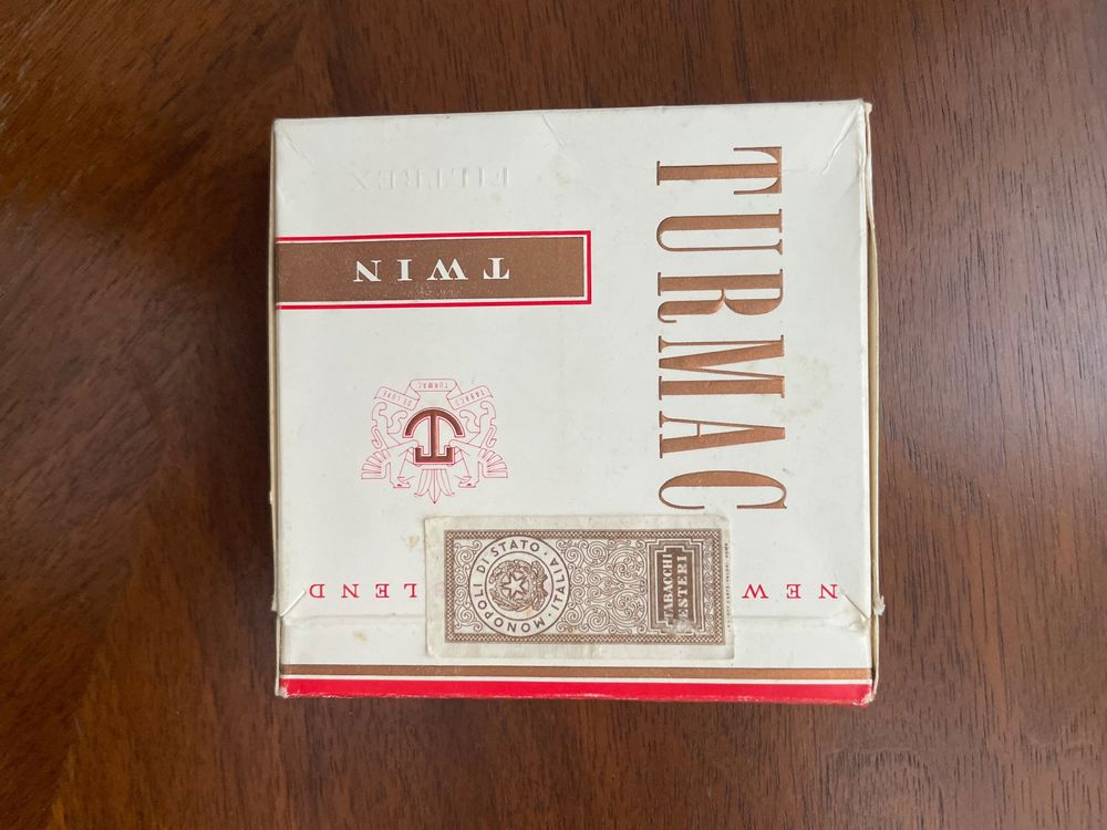 Vintage TURMAC twin Zigaretten Kartonschachtel Zürich (Gebraucht) in ...