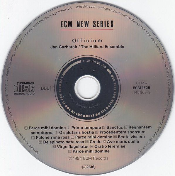 Jan Garbarek with the Hilliard Ensemble - Officium [ECM] | Kaufen auf Ricardo