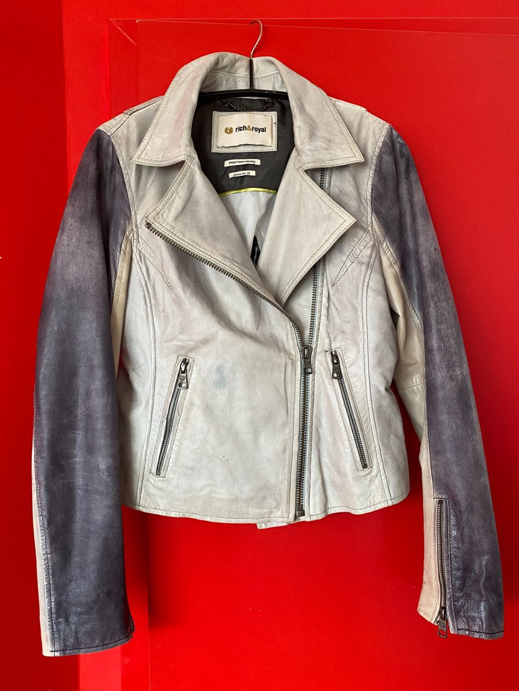 Lederjacke rich & royal 100% Leder, Gr. 36 (Gebraucht) in Amriswil für CHF 35 – mit Lieferung ...