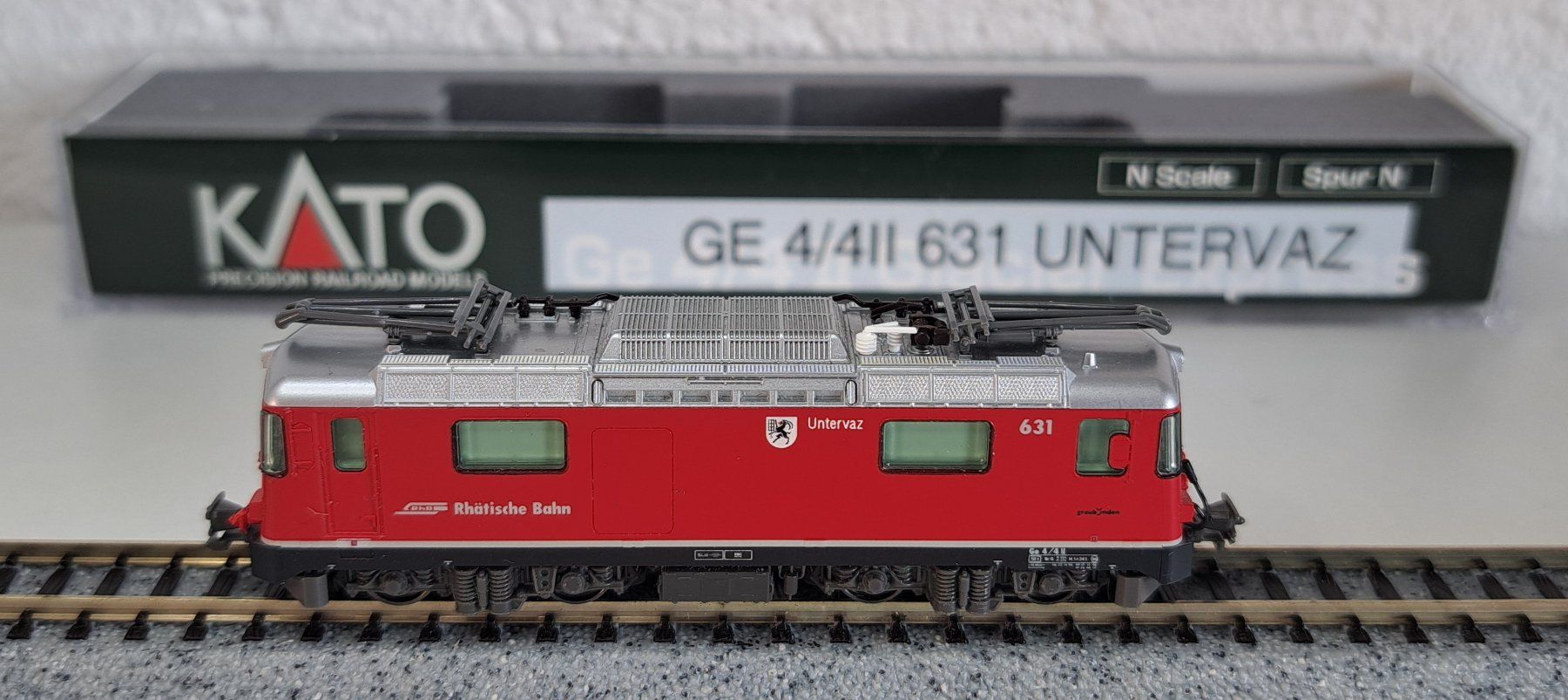 RhB Ge 4/4 II Untervaz 631 Analog Spur N Kato EVP (Gebraucht) in Salez ...