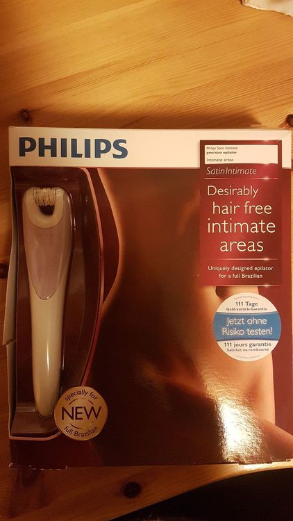 Epilator Wet&Dry Philips Satin Intimate | Kaufen auf Ricardo