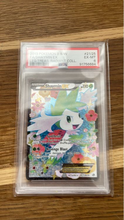 2013 Pokemon Shaymin EX Radiant Collection PSA Graded 6 (Gebraucht) in ...
