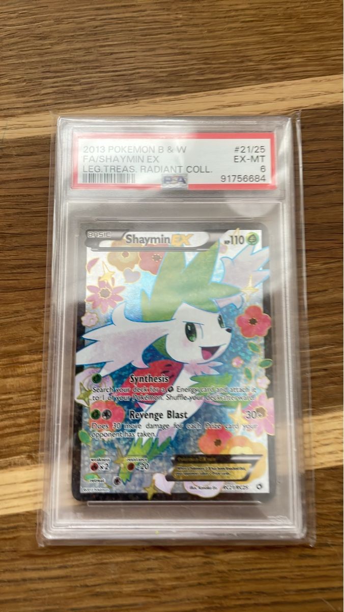 2013 Pokemon Shaymin EX Radiant Collection PSA Graded 6 (Gebraucht) in ...