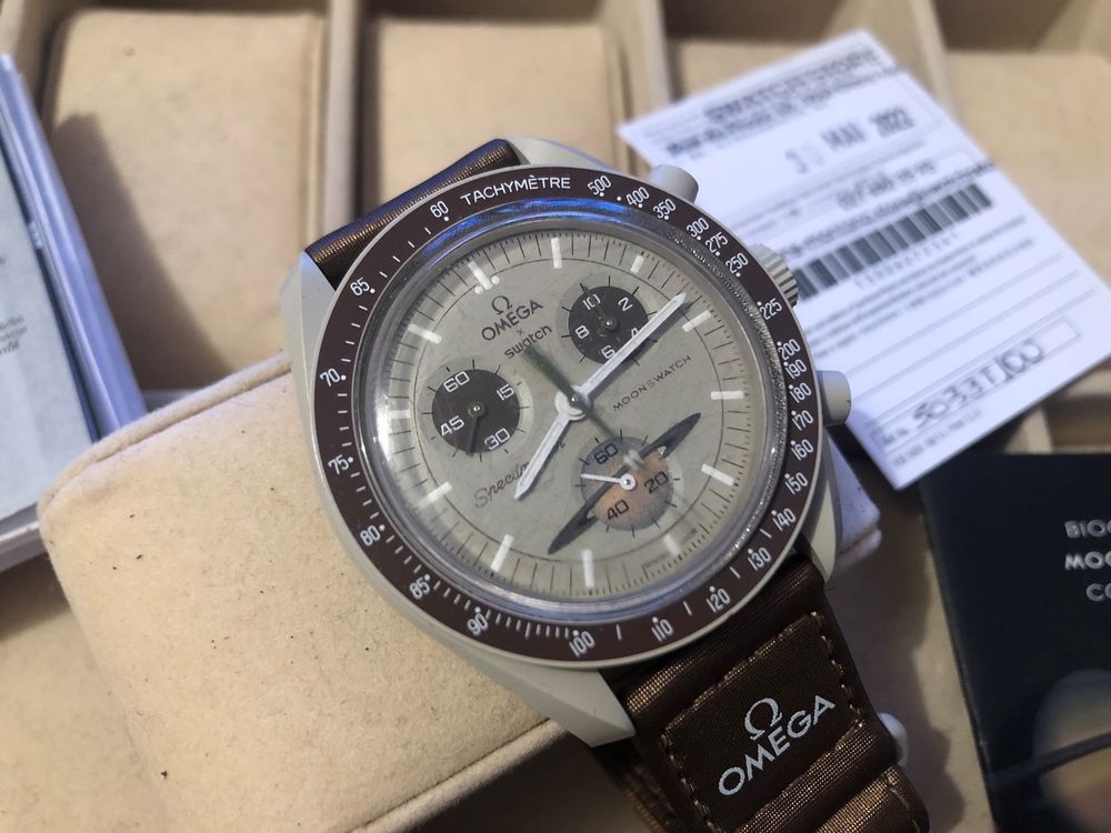 Montre Swatch Omega speedmaster mission to Saturn full set | Kaufen auf ...