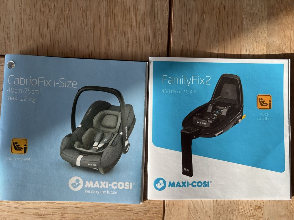 Maxi Cosi CabrioFix i-Size mit FamilyFix2 (isofix) (Gebraucht) in ...