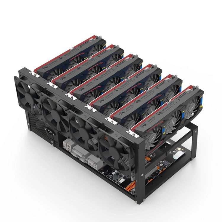 Mining Rig Frame 6 GPU ETH Frame Rahmen | Acheter sur Ricardo