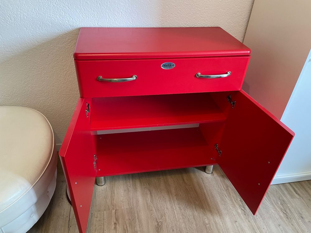 Kommode Malibu rot Interio | Kaufen auf Ricardo