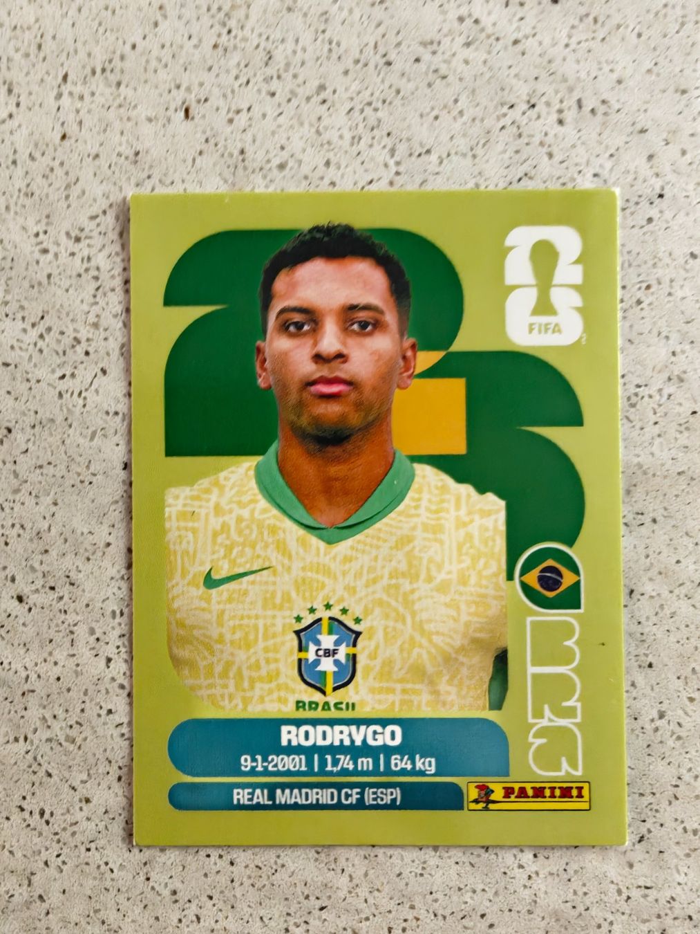 Panini Sticker WM 2026: Rodrygo BRA 15 (Neu (gemäss Beschreibung)) in ...