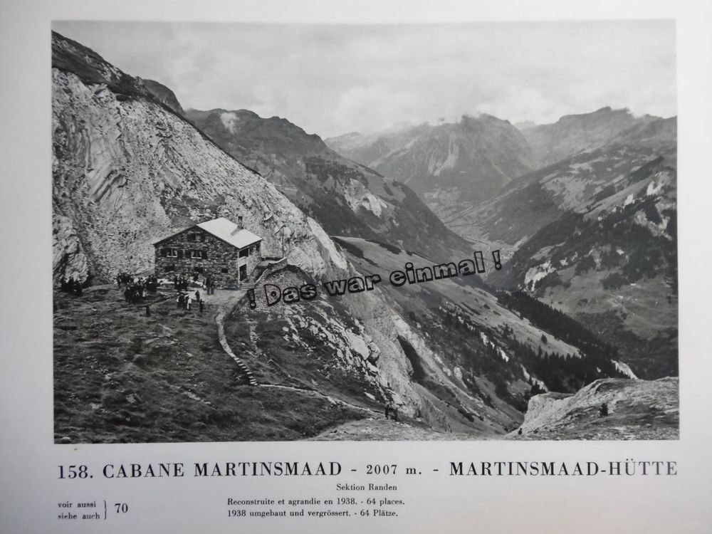 Glarus Martinsmaad-Hütte um 1938 (Gebraucht) in Safnern für CHF 9 – mit Lieferung auf Ricardo kaufen