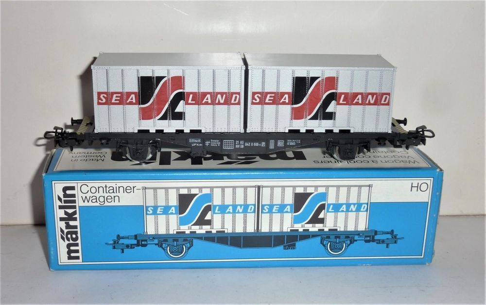 Märklin 4668 -Containerwg d. DB - Neu (Neu und originalverpackt) in ...