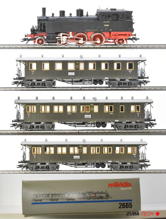 Märklin 2665 Personenzug der ehemaligen Deutschen DRG OVP (Gebraucht ...