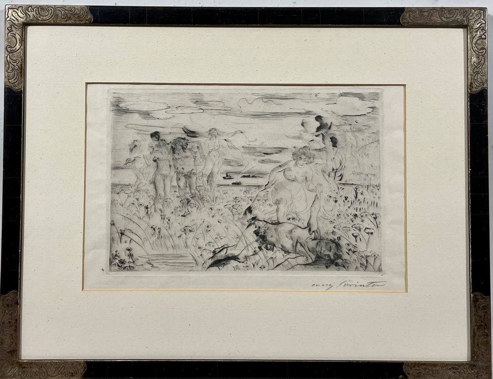 Lovis Corinth (1858-1925) Radierung Handsigniert (Gebraucht) in Root ...