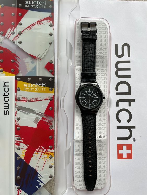 Swatch Uhr Automatic Sistem51 Irony Slate YIB400 All Black | Kaufen auf ...