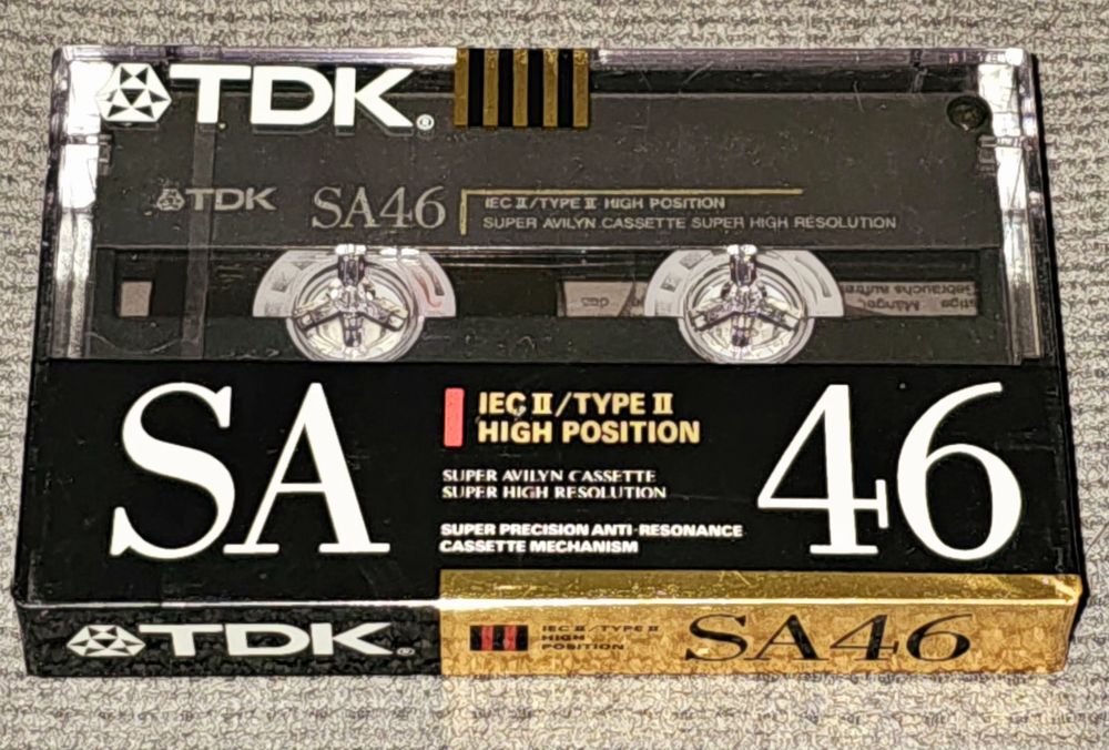 TDK"SA-46" ultra rare & collectors made in Germany in 1990 (Neu und ...