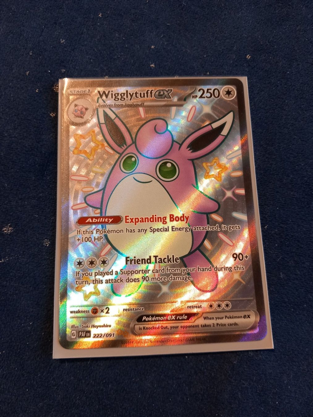 Shiny Wigglytuff EX (EN) Paldean Fates - PAF 222/091 (Neu (gemäss ...
