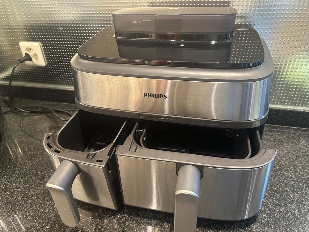 Airfryer PHILIPS NA555/09 STEAM AIRFRYER DUAL BASK (Gebraucht) in ...