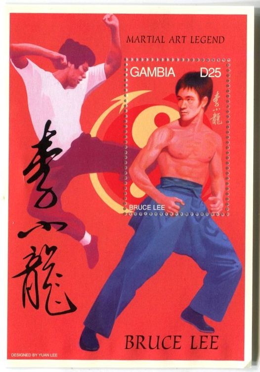Block "Bruce Lee". Gambia. (Neu und originalverpackt) in Basel für CHF ...