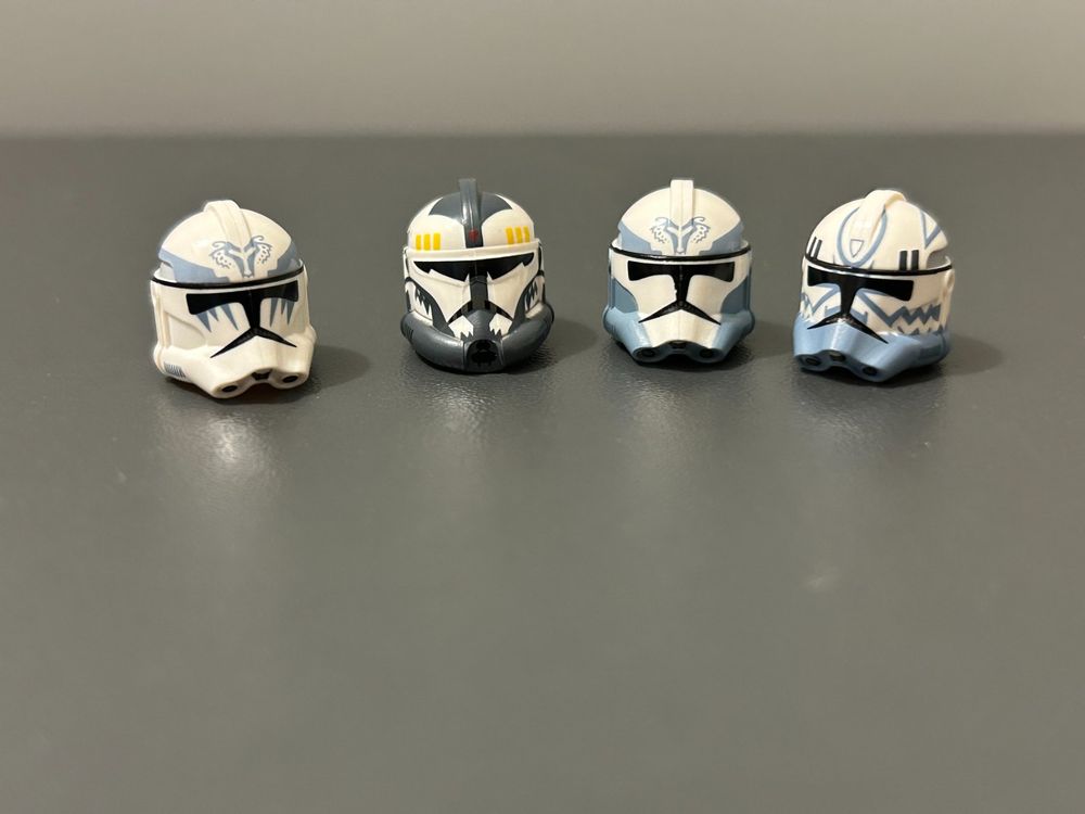 Custom Lego Star Wars Clone helmets - Wolfpack 2 | Kaufen auf Ricardo