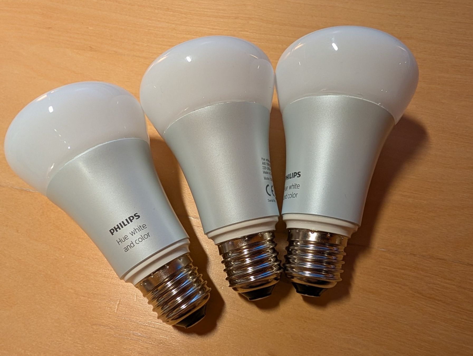 Philips Hue 3x E27 Glühbirnen White & Color, 800lm (Gebraucht) in ...