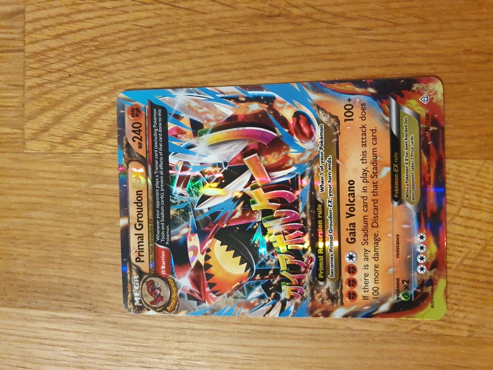 Primal groudon Pokemon card (Gebraucht) in Bramois für CHF 9 – mit ...