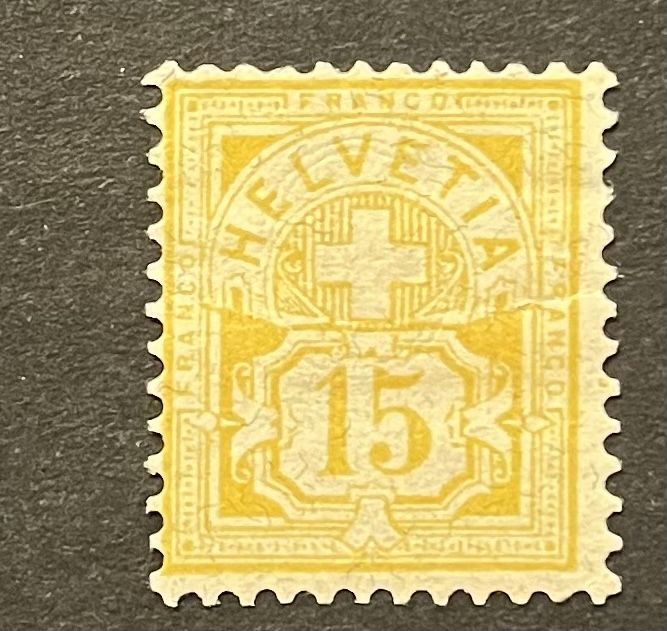 Type Chiffre Nr. 63A Neuf* Défectueux (D'occasion) à Sottens pour CHF 1 ...