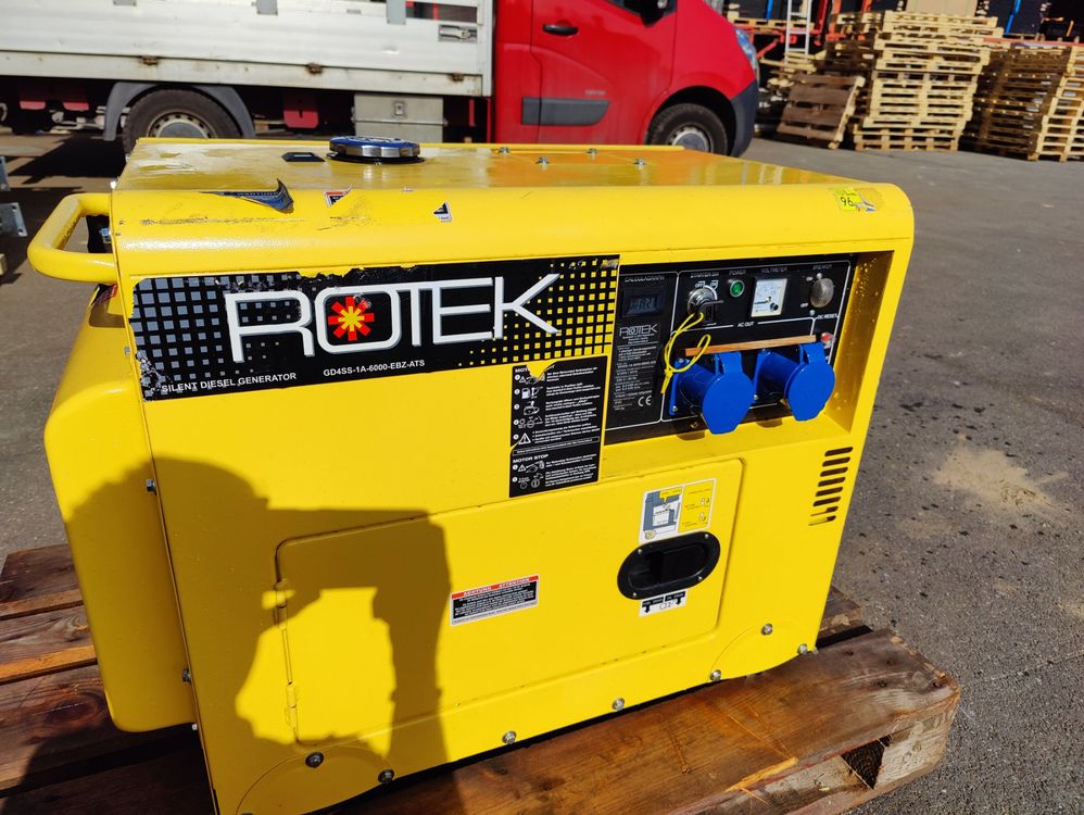 ROTEK Diesel-Stromerzeuger 230V 50Hz (1-phasig) | Acheter sur Ricardo