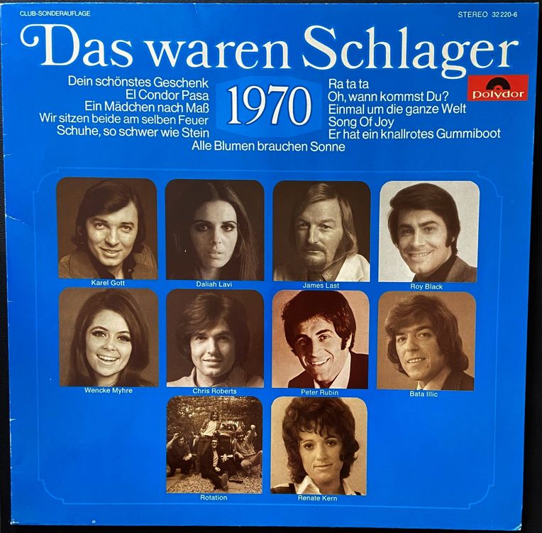 Schlager des Jahres 1970 - James Last, Wencke Myhre... (Gebraucht) in ...