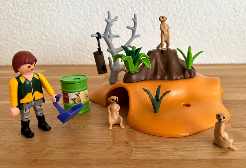 Playmobil Erdmännchenkolonie / Zoo / Erdmännchen 4853-A (Gebraucht) in ...
