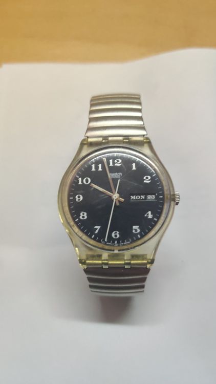 Swatch Vintage 1996 Klassiker Dual Date Date | Kaufen auf Ricardo
