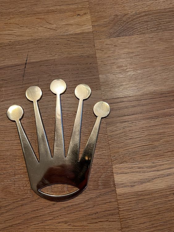 Originales ROLEX Emblem aus Juwelierladen (Gebraucht) in Biel/Bienne ...