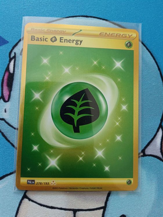 Basic Grass Energy - Goldcard Pflanzenenergie Paldea Evolved (Neu ...