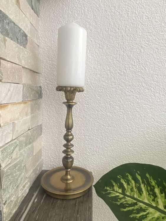 Massiver Kerzenständer aus Messing | Kaufen auf Ricardo