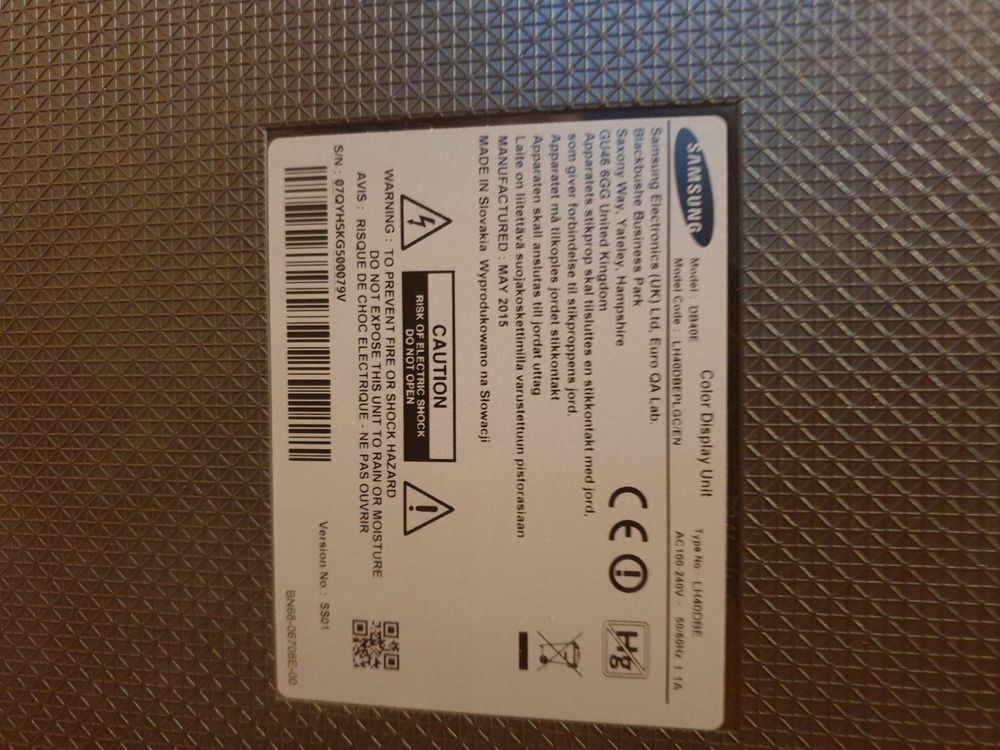 Samsung Display DB40E (Gebraucht) in Langenthal für CHF 97 – nur ...