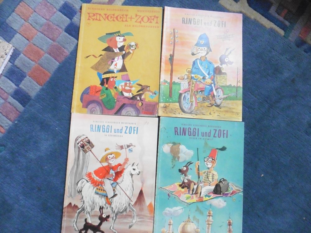 4 Ringgi und Zofi,1956/57/59/61Künstl.,Moritz Kennel,Reklame | Kaufen ...