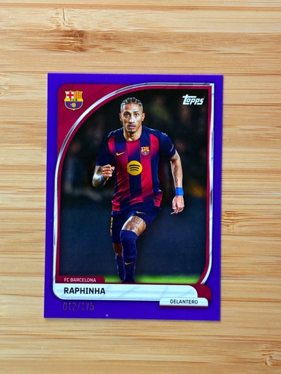 Raphinha /175 & Roony /350 - Topps FC Barcelona Tin 25/26 (Neu (gemäss ...