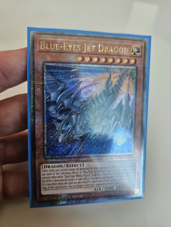 Yugioh Blue Eyes Jet Dragon Quarter Century Secret Rare (Neu (gemäss Beschreibung)) in Reinach ...
