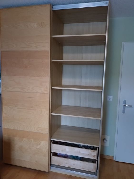 Wunderschoene Ikea Kleiderschrank Pax Birke Bildbrend5707
