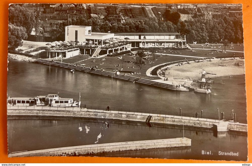 BIEL - BIENNE - STRANDBAD - LA PLAGE - MOTORSCHIFF 1960 (Gebraucht) in ...