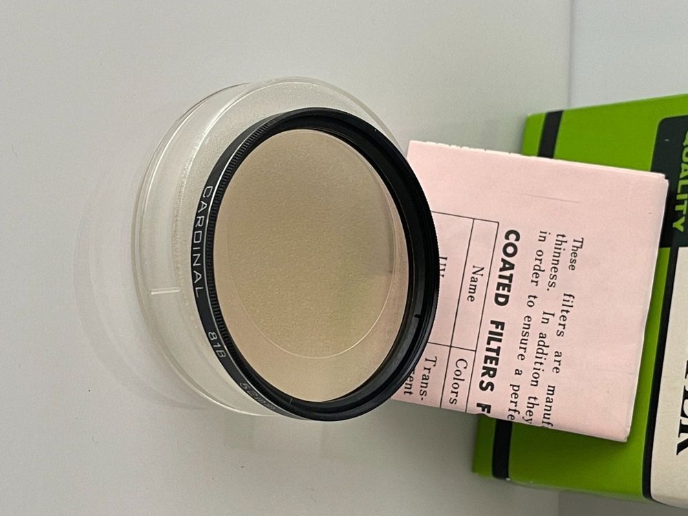 CARDINAL HIGH QUALITY FILTER 52mm 81B | Kaufen auf Ricardo