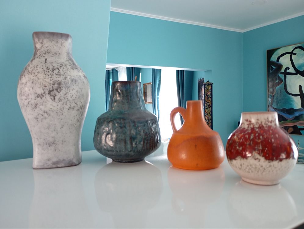 Karlsruhe Majolika West German Vasen Sammlung Fat Lava (Gebraucht) in ...