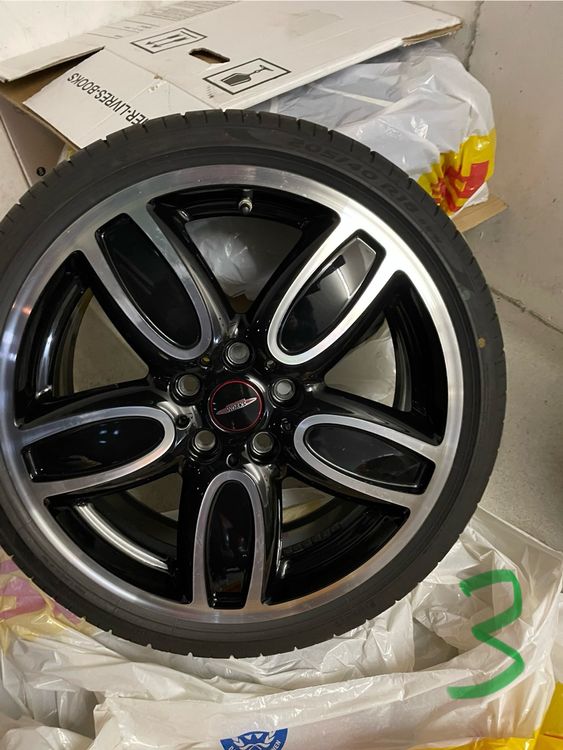 Original Mini John Cooper Works Felgen mit Pneu 7x18 Zoll | Kaufen auf Ricardo