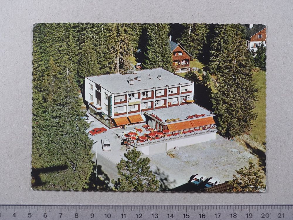 Valbella Lenzerheide, Tea Room "Romana", 1973, Fliegeraufn. (Gebraucht) in Lenzburg für CHF 3 ...