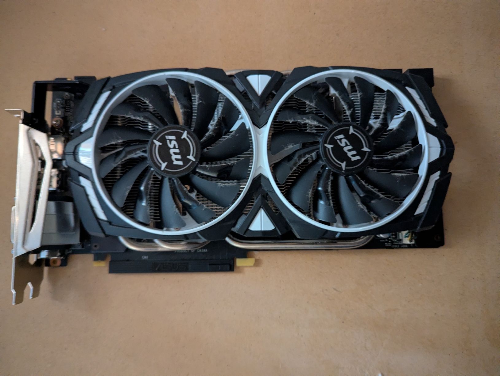 Carte Graphique MSI GeForce GTX 1070 Ti ARMOR 8G (D'occasion) à ...